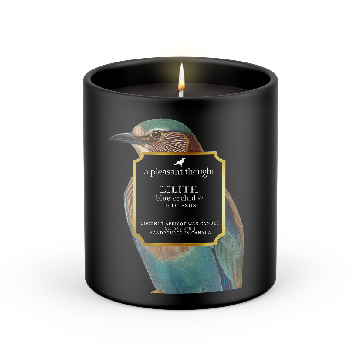 Lilith | Blue Orchid & Narcissus | Raven Candle – A Pleasant Thought