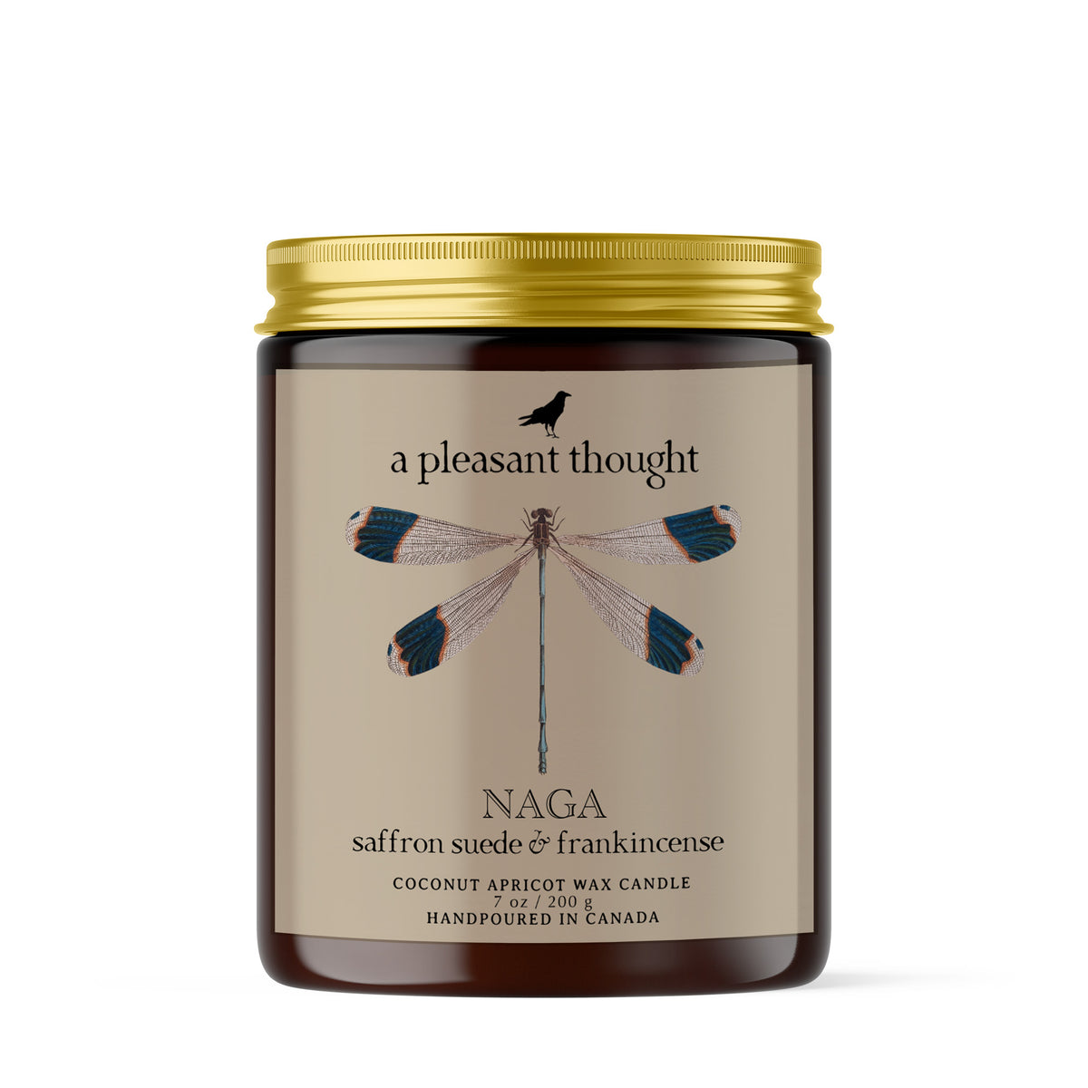 Naga | Saffron Suede & Frankincense | Candle – A Pleasant Thought