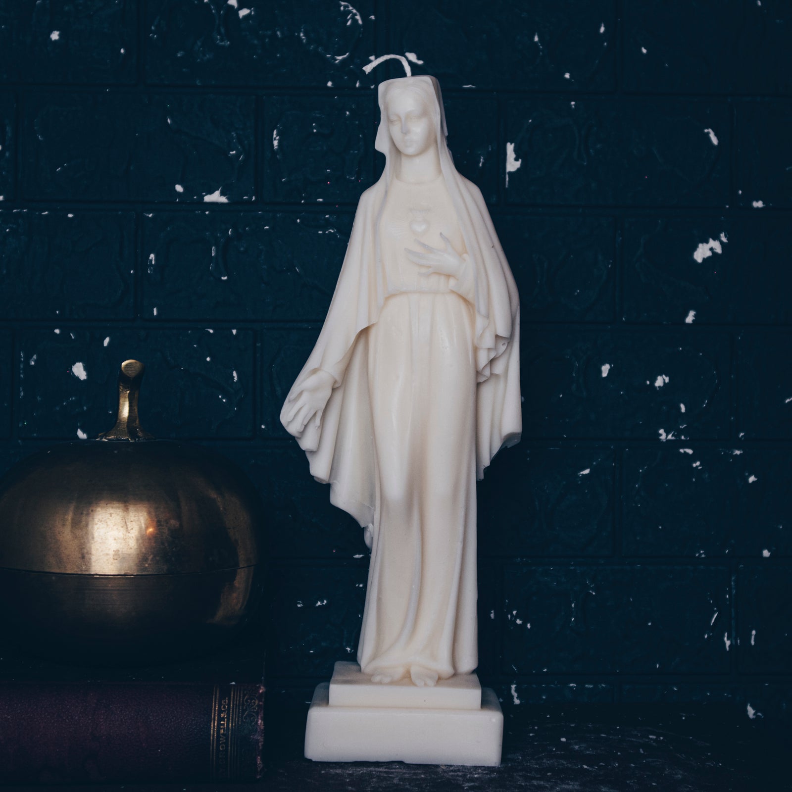 Mother Mary Candle | Pillar – A Pleasant Thought